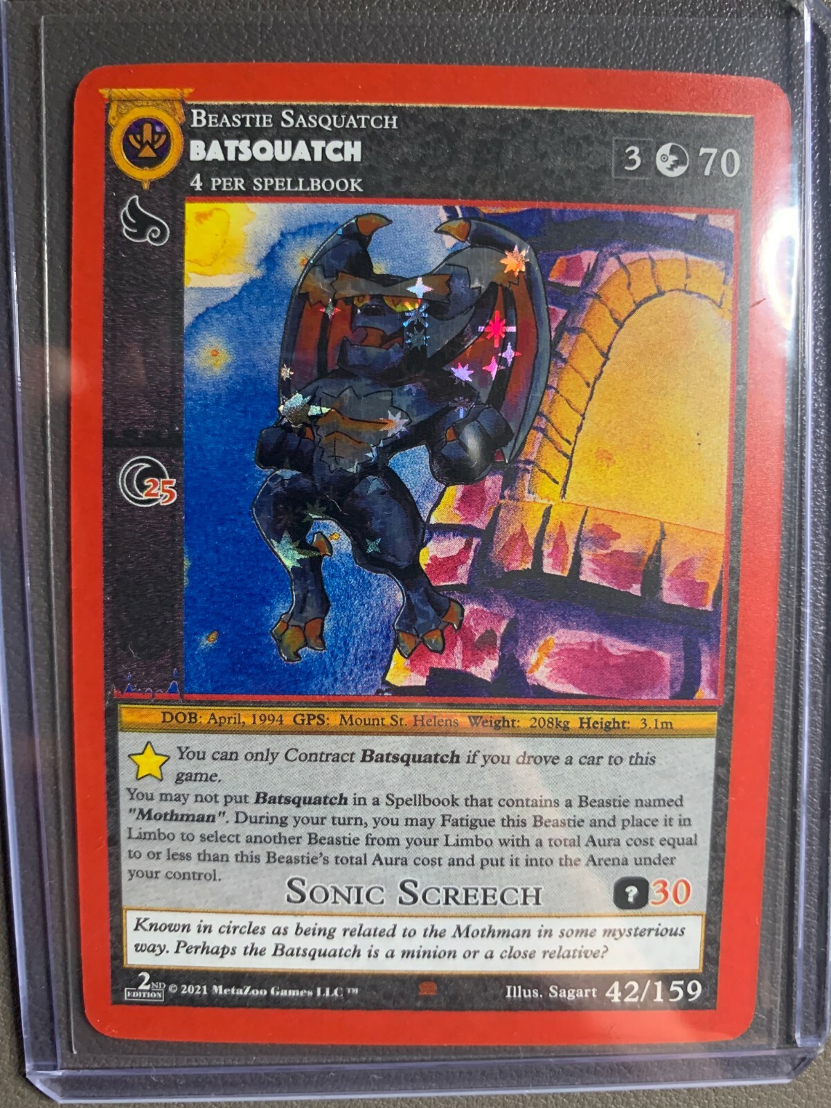 Metazoo Batsquatch RH Cryptid Nation 2nd Edition Reverse Holo | eBay