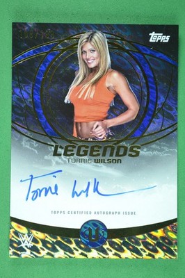 Torrie Wilson 2025 Topps Universe WWE Blue Pulse /199 Autographs Auto # ...