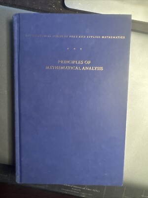 Principles of Mathematical Analysis, Walter Rudin, 3rd edition | eBay
