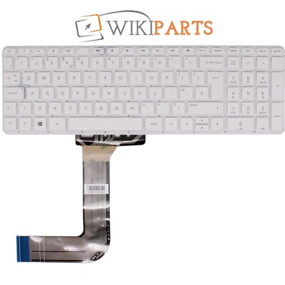 HP Compaq PAVILION 15-P041TX Replacement Full Keyboard UK Layout White ...