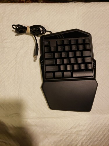 Bugha One Handed Gaming Keyboard Exclusive RGB LED Color Changing ...