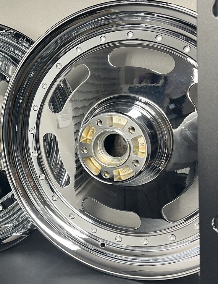 Harley Dyna FAT BOB 2008 -17 CUSTOM Chrome FXDF WHEEL OEM front rim ...