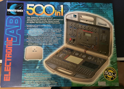 Maxitronix Electronic Lab 500 In 1 One Learning Lab | eBay