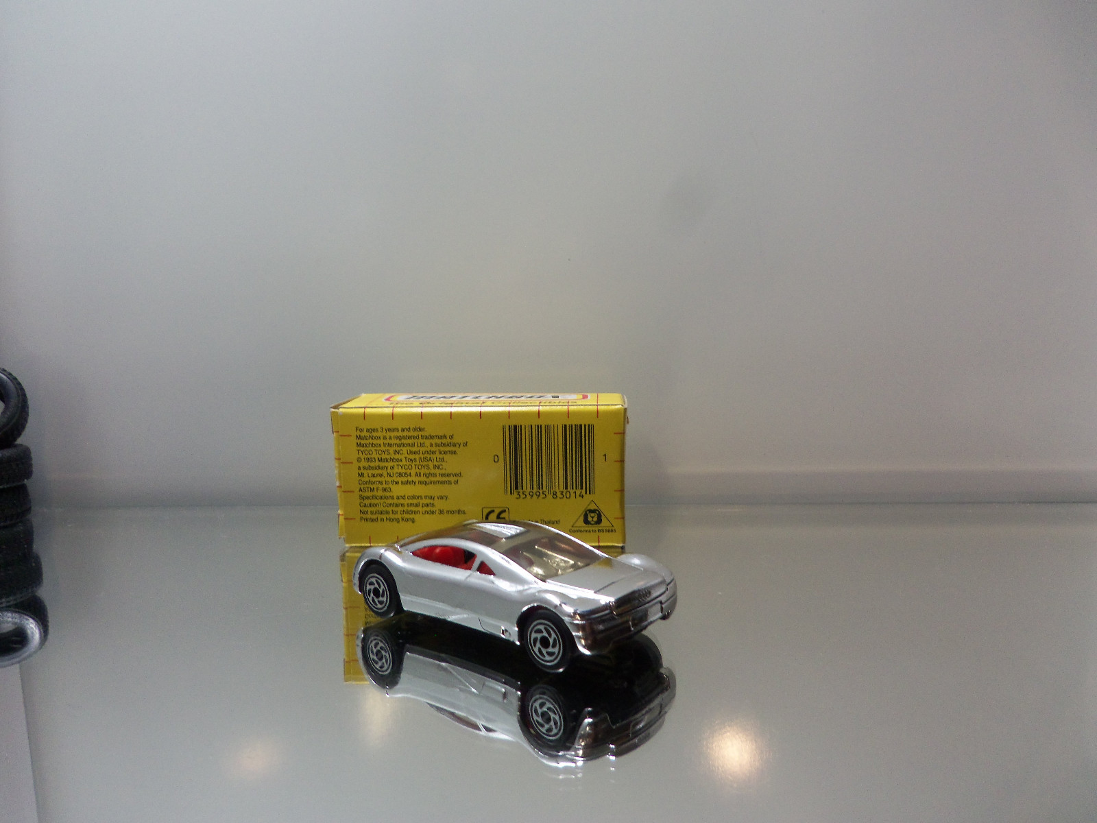 1993 Matchbox Audi Avus MB12 - Chrome - HTF - Mint Loose W/ Box 1/59 ...