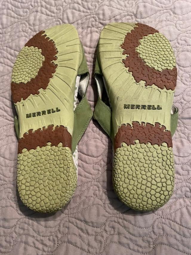Merrell Women's Green Slide Sandals Shoe Size 11 M - Gem