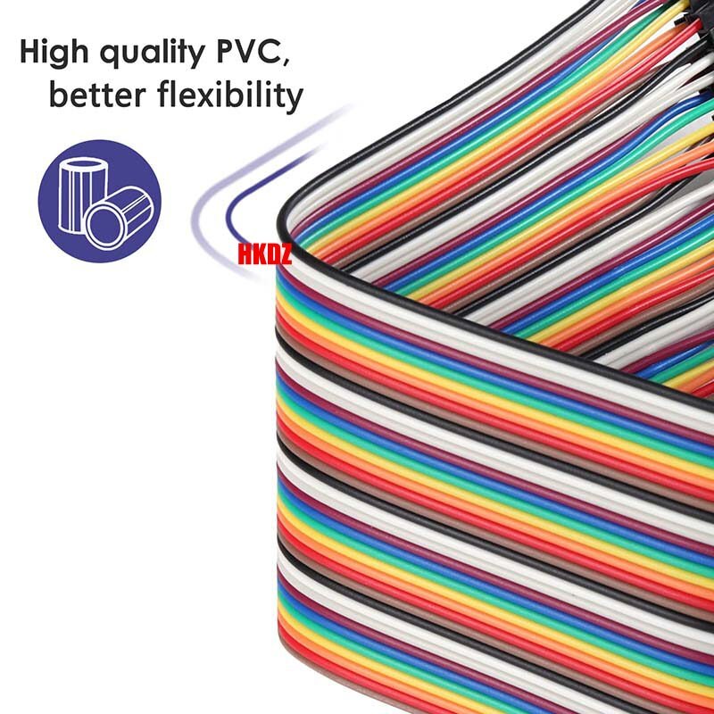 2.54mm Dupont Line Jump Wire F-F Jumper Breadboard Cable Connector Lead ...