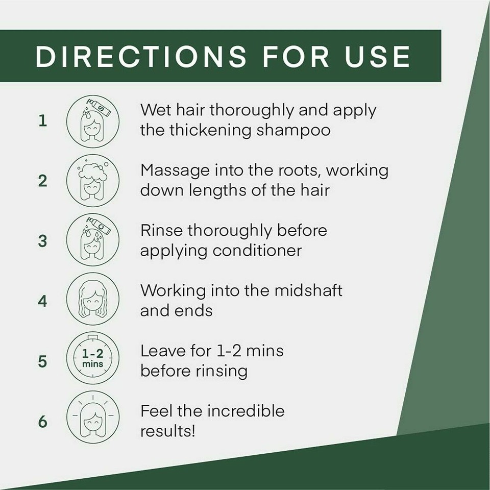 Cel Microstem Natural Hair Thickening Shampoo & Conditioner Set (2 x 8 ...