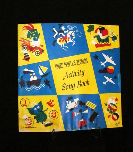 Vintage Young People's Records Activity Song Book- 1949 | eBay