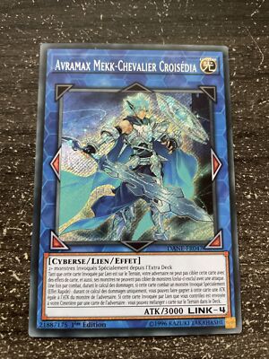 CARTE YU-GI-OH! AVRAMAX MEKK-CHEVALIER CROISEDIA 1ST DANE-FR047 NEUF ...