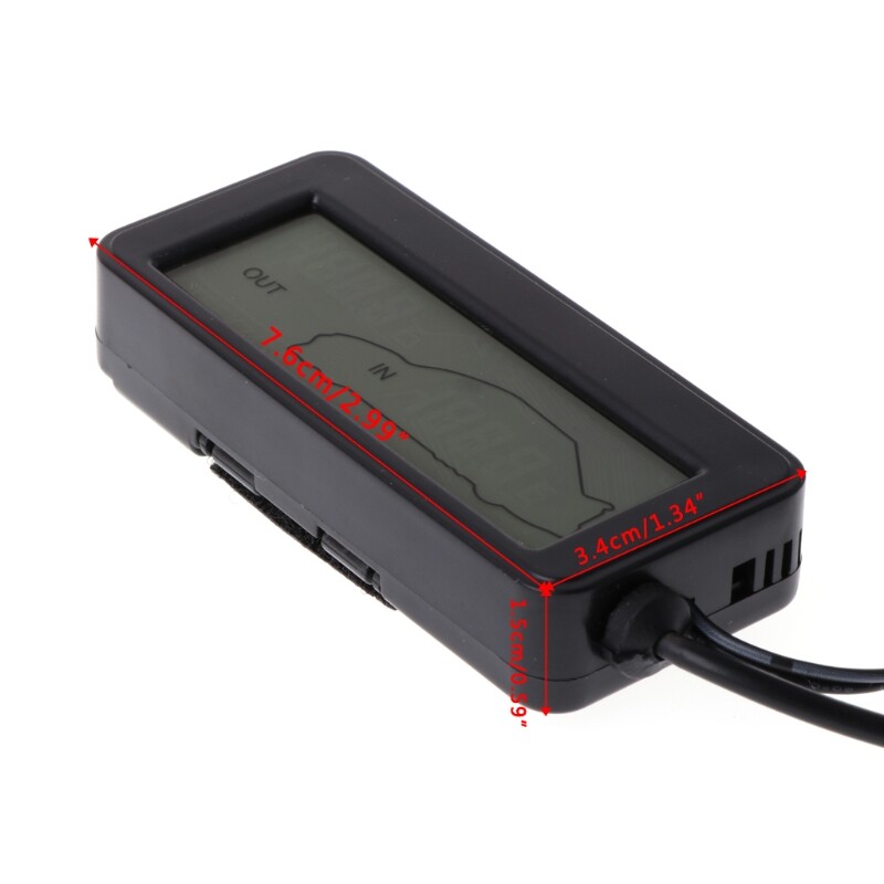 Mini Digital Car LCD Display Indoor Outdoor for 12V for Vehicles | eBay