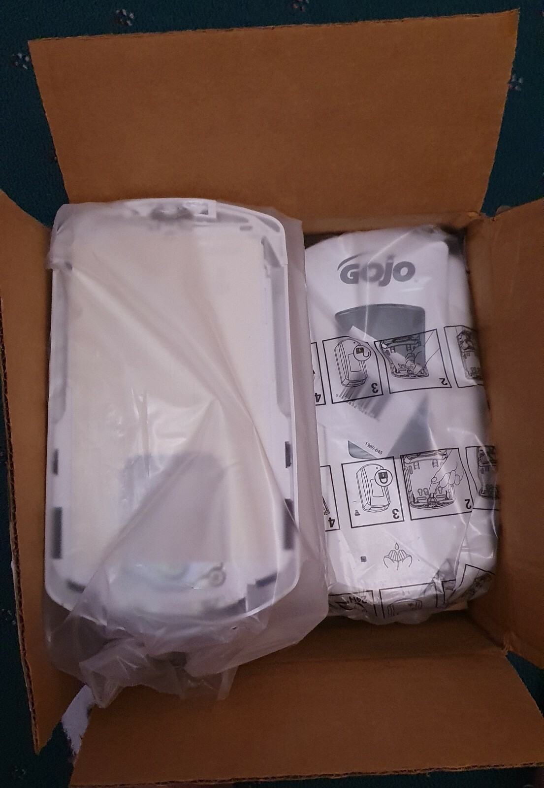 4-Pack* Gojo LTX-12 Touch Free Soap Dispenser 4/1200ml White Model#1980 ...