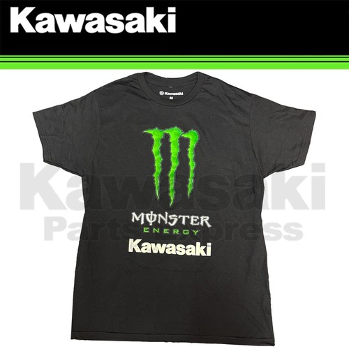NEW X-LARGE MONSTER ENERGYZ KAWASAKI FRONT PROFILE T-SHIRT K102-2512 ...