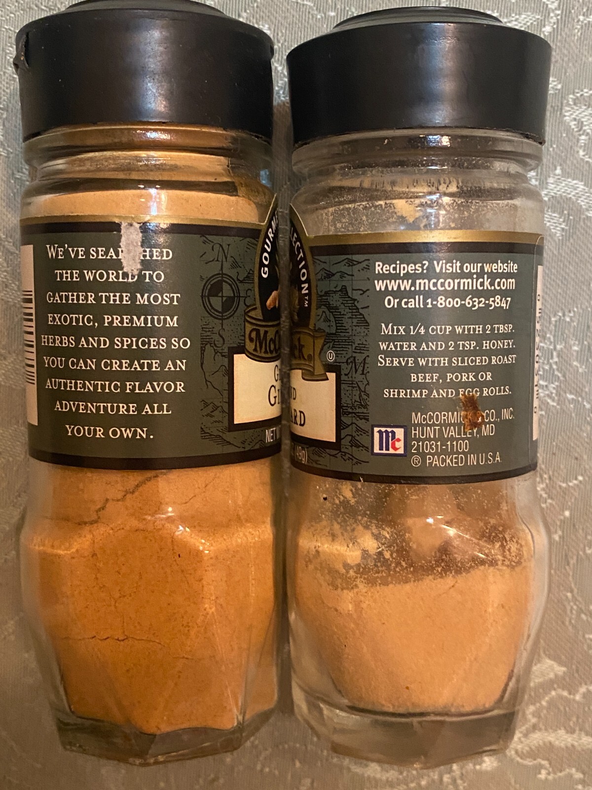 McCormick Wood 3 Tier Spice Rack w/24 BLACK Lid McCormick Gourmet Spice ...