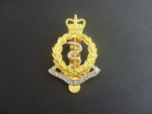 ROYAL ARMY MEDICAL CORPS QC METAL CAP BADGE - RAMC | eBay UK