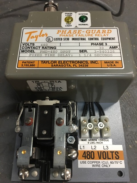 Taylor Phase Guard Wiring Diagram Pnd-480: Taylor Phase-guar