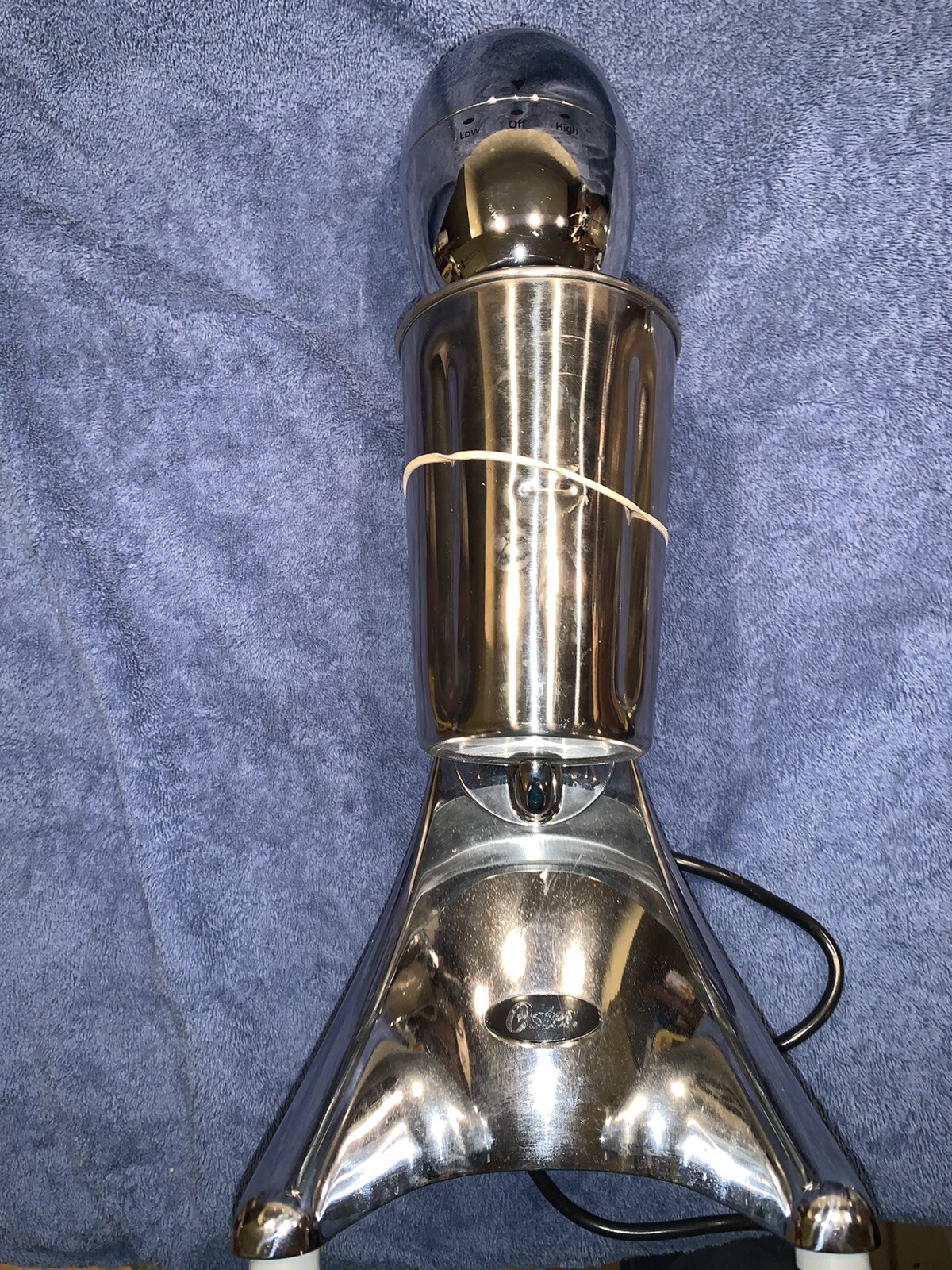 OSTER Chrome Metal Milkshake Milk Shake Maker 6627-000 Working W/Cup ...