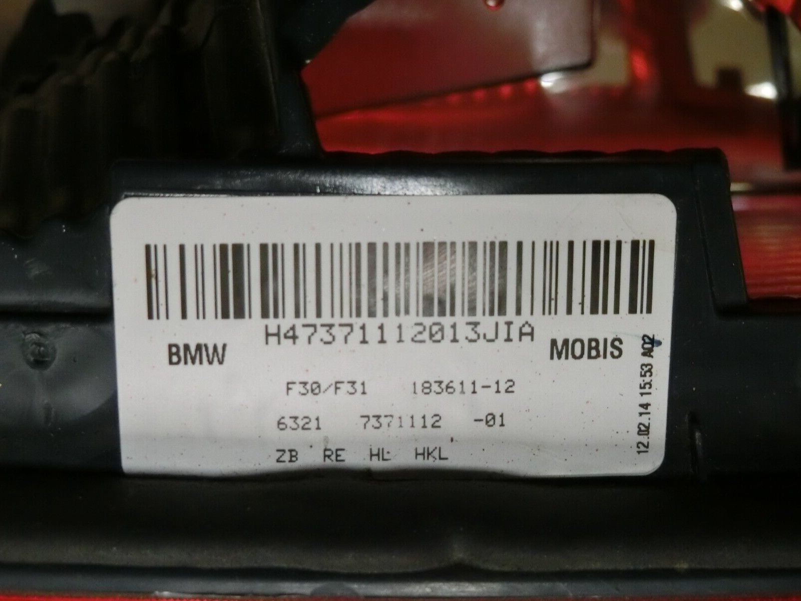 2012-18 BMW 3 SERIES F30 F31 REAR LIGHT TRUNK RIGHT SIDE OEM ...