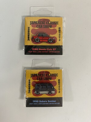 Leen Customs Japanese Classic Car Honda EF Sedan & 1990 Subaru Sambar ...