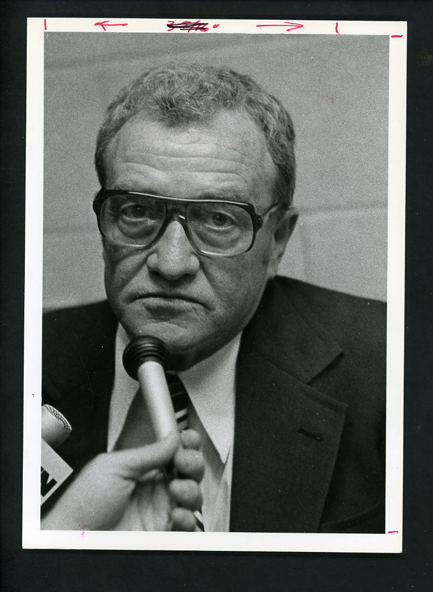 Fred Shero New York Rangers Lot of THREE circa 1978 Press Original ...