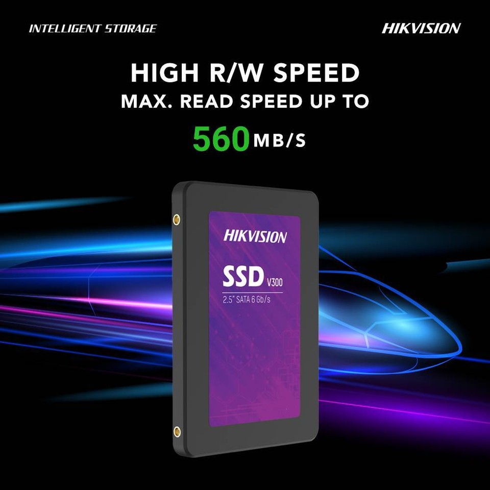 Hikvision SSD Surveillance 1024G 2.5 Inch SATA3.0 520MB/S 3D NAND Solid ...