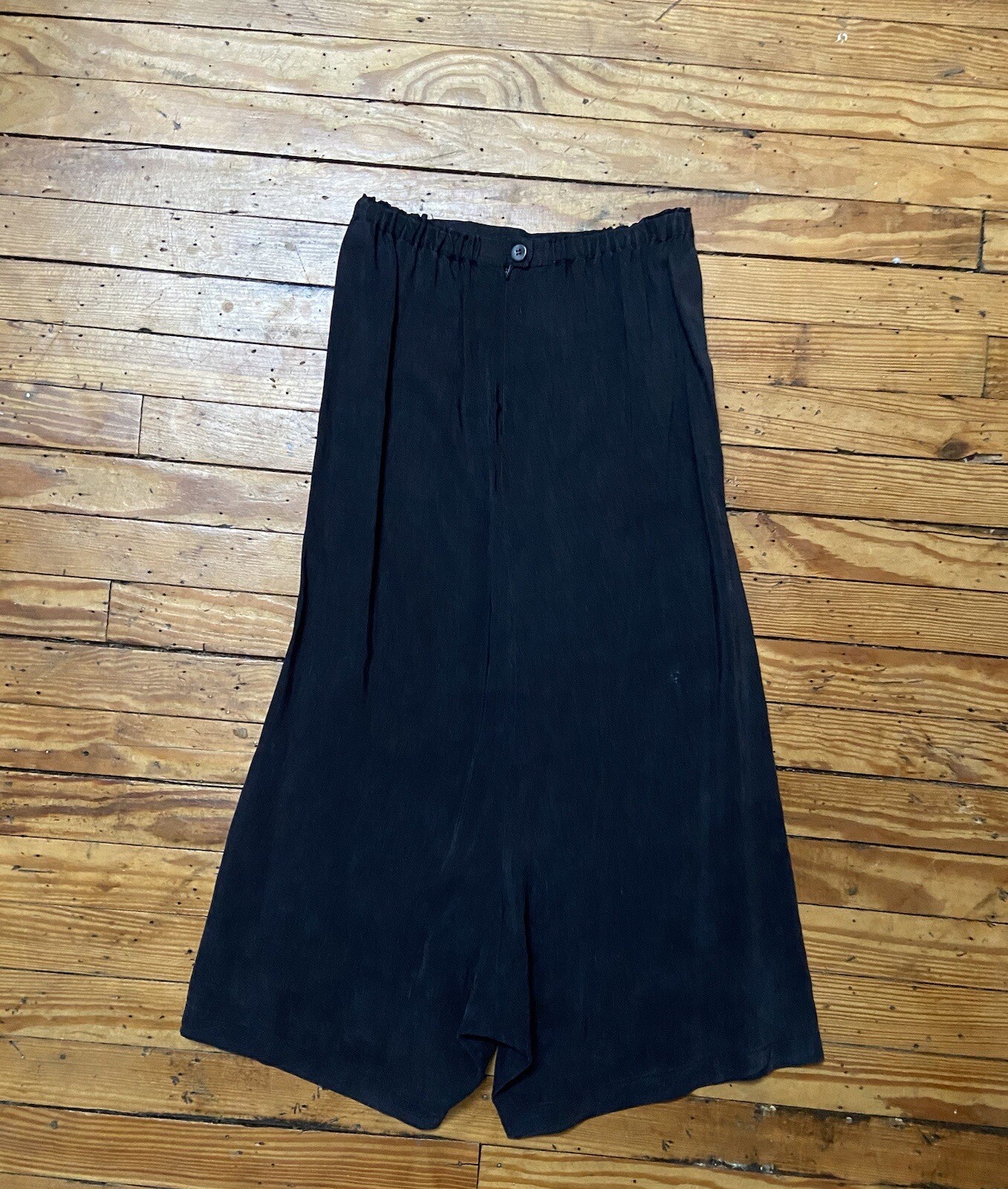 Black SHIRIN GUILD Drapey Linen Culotte Harem Trouser… - Gem