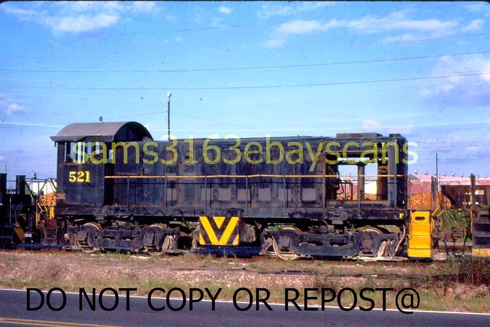 ORIGINAL SLIDE TERMINAL RAILROAD ALABAMA STATE DOCKS ALCO 521 MOBILE AL ...