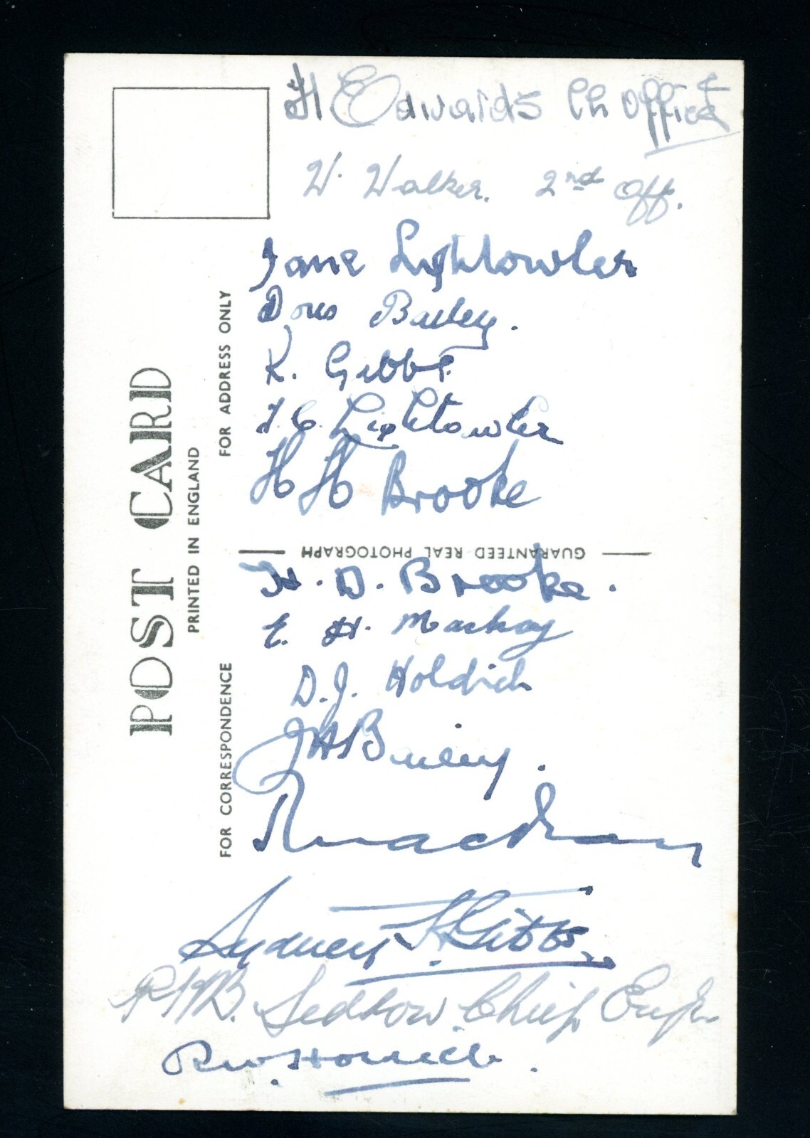 Wilson Line 'SS Tasso' Hull, Signed Reverse by Crew (Z3050) | eBay UK