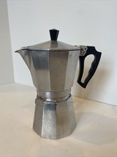 La SIGNORA Italy Caffettiera Vintage Aluminum Stovetop Espresso Coffee ...