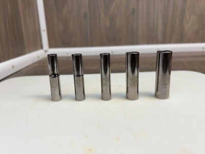 Craftsman 1/4" Drive Deep Laser Etched Sockets, SAE STD 6 Point, Made ...