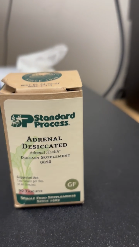 NEW Standard Process Adrenal Desiccated Support for Energy Production ...