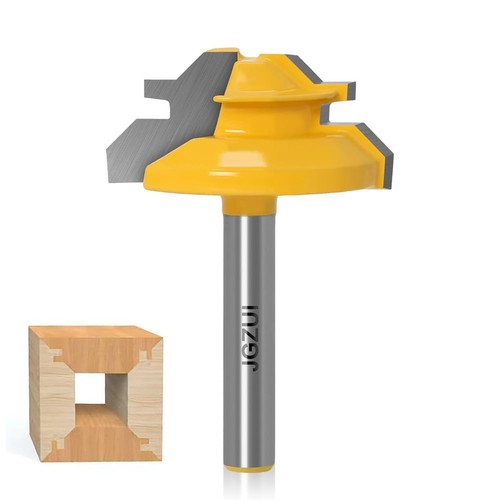 45 Degree Lock Miter Router Bit 1/4 Inch Shank.Woodworking Tools Joint ...