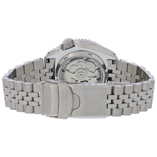 Seiko 5 Sports GMT Men's Stainless Steel Black Dial Automatic Watch ...