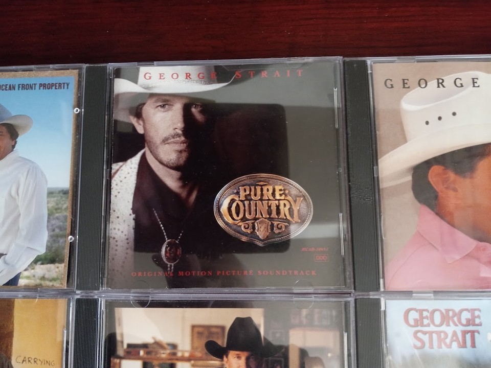 GEORGE STRAIT 6 CD Lot Blue Clear Sky Pure Country Easy Come Go Ocean ...