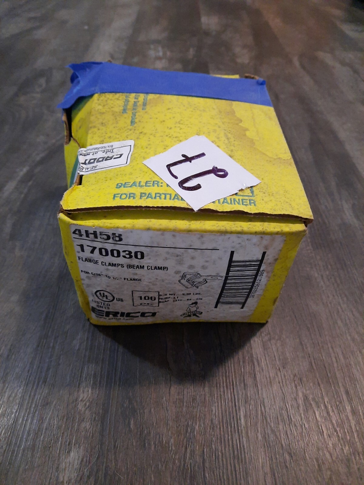 (QTY: 100) Caddy 4H58, 170030 Flange Clamps | eBay