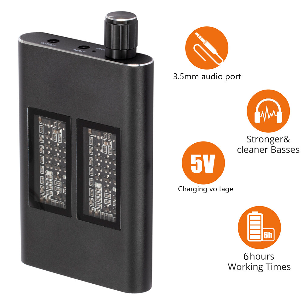 HiFi Headphone Earphone Amplifier 3.5mm Jack Aux Audio Amp for Mobile ...