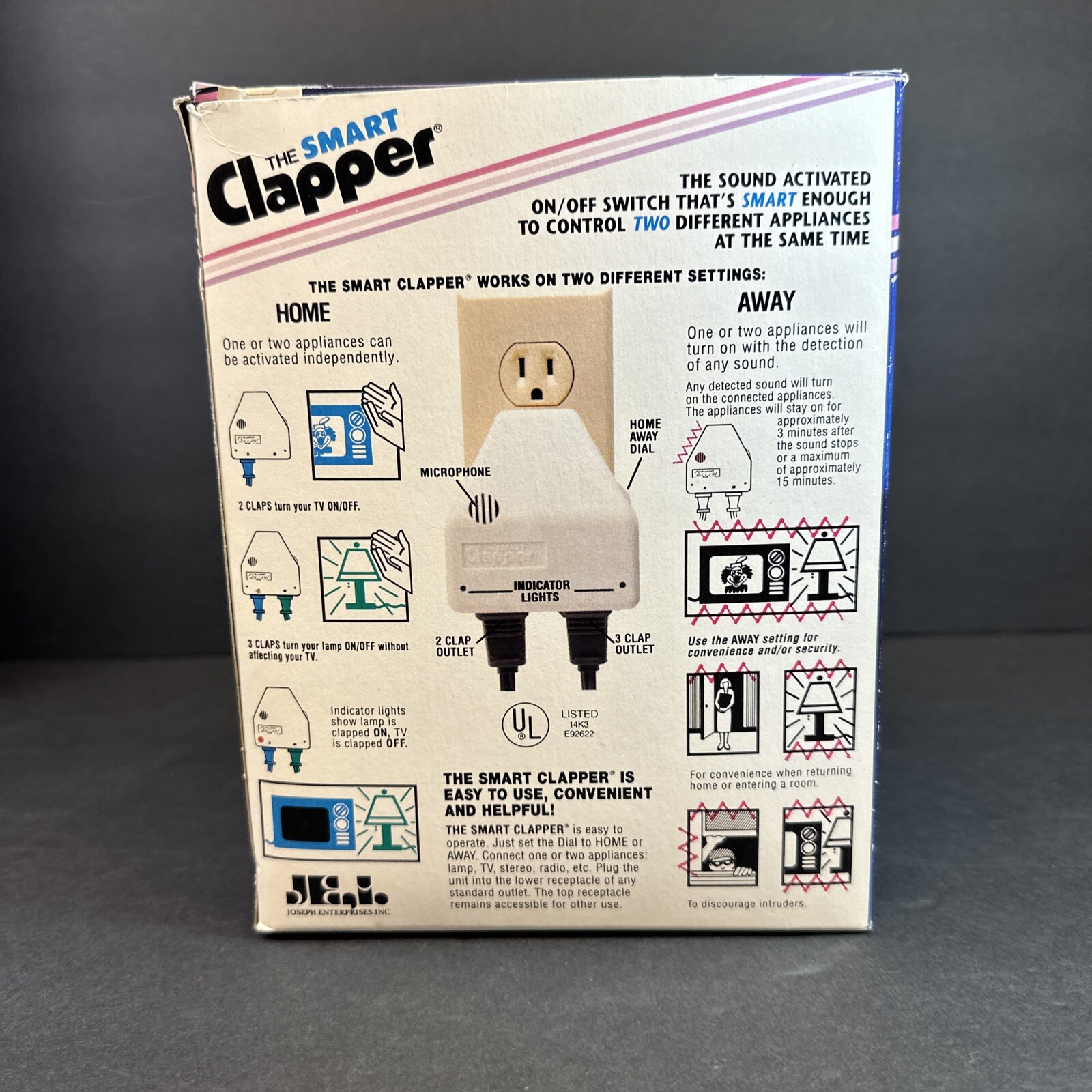 原装 SMART CLAPPER CLAP-ON CLAP-OFF(全新带盒)NOS 1992- International Society ...