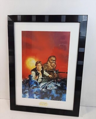 SIGNED David Dorman Star Wars Han Solo Chewbacca Numbered Print FRAMED ...