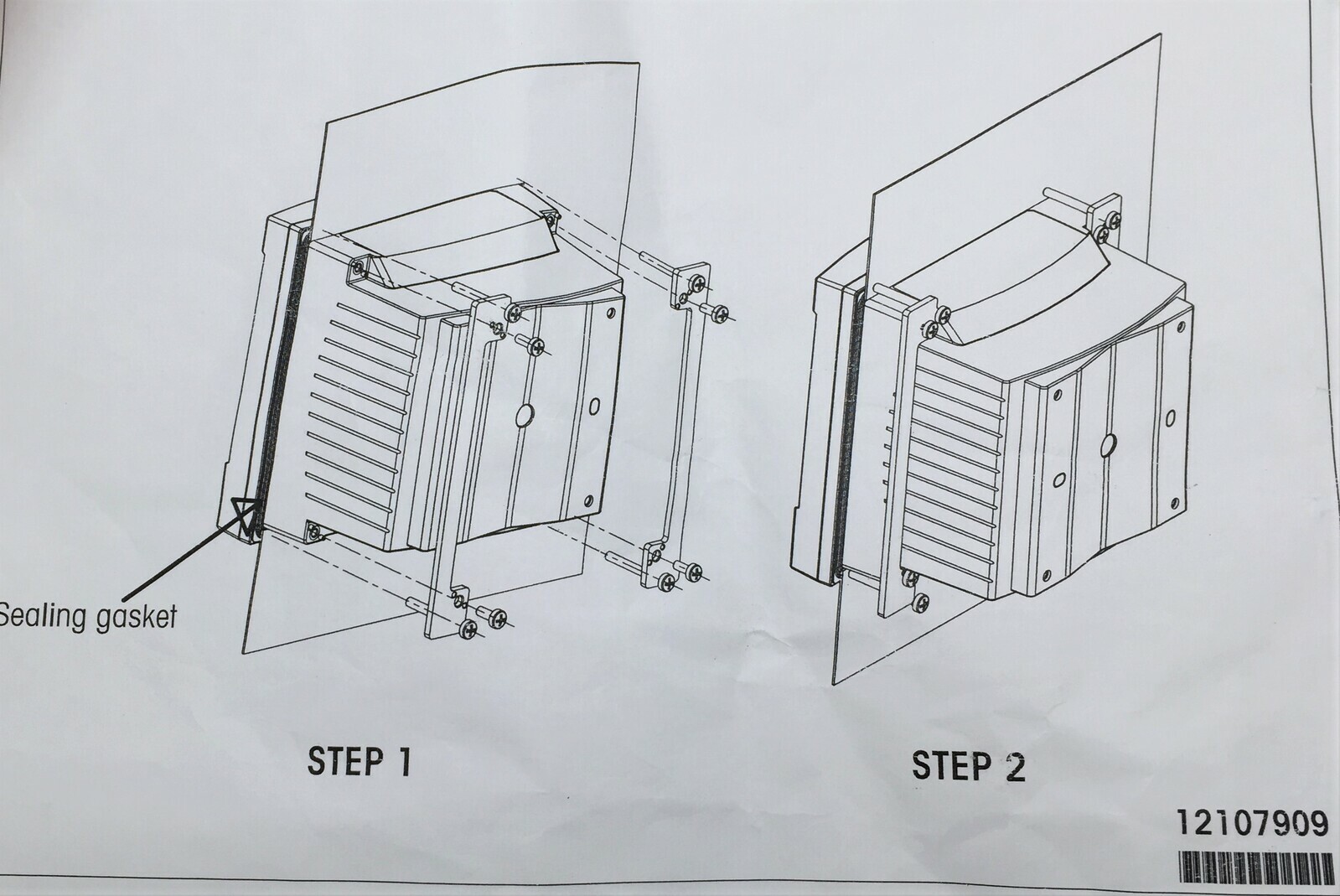 Mettler-Toledo 52500213 Panel Mount Kit 1/2DIN M300 M400 M800 ...