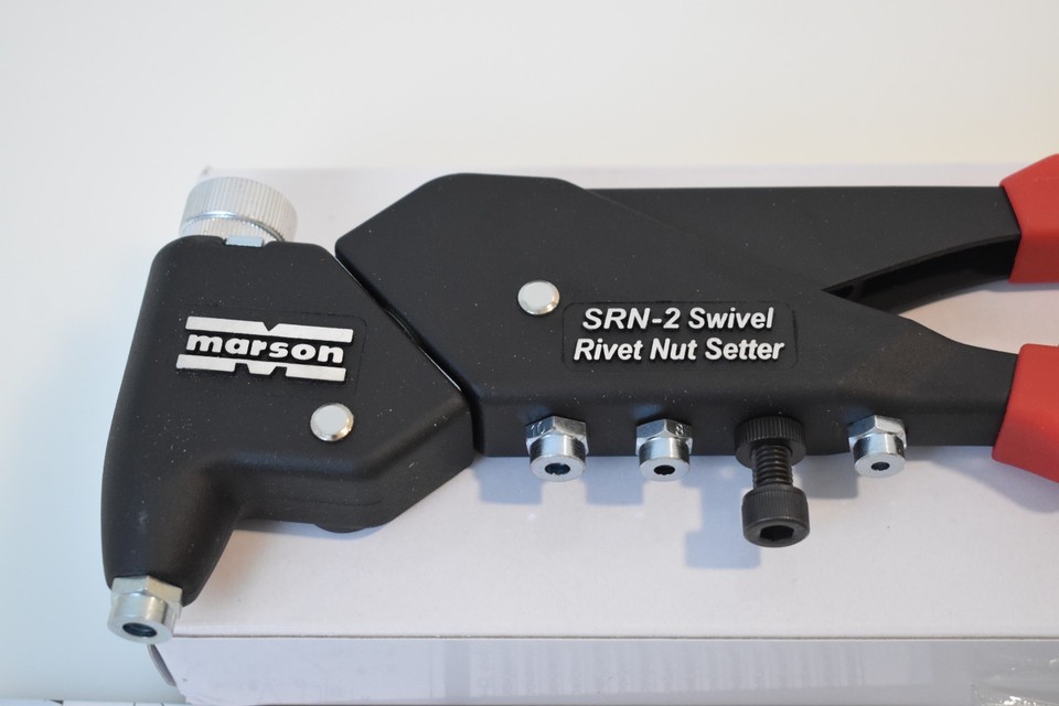 Marson Swivel Head Rivet Nut Setter SRN-2 Klik Turn Mandrels And ...
