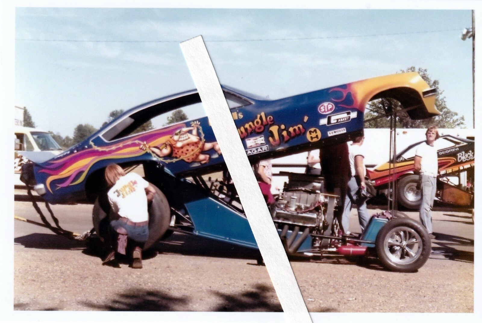 1970s NHRA Drag Racing-"Jungle Jim" Liberman's 1974 Vega Funny Car ...