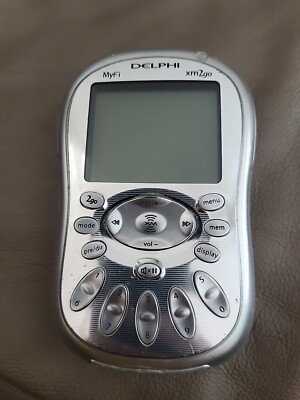 Delphi MyFi XM2GO Silver Six-line LCD USB Portable XM Satellite Radio ...