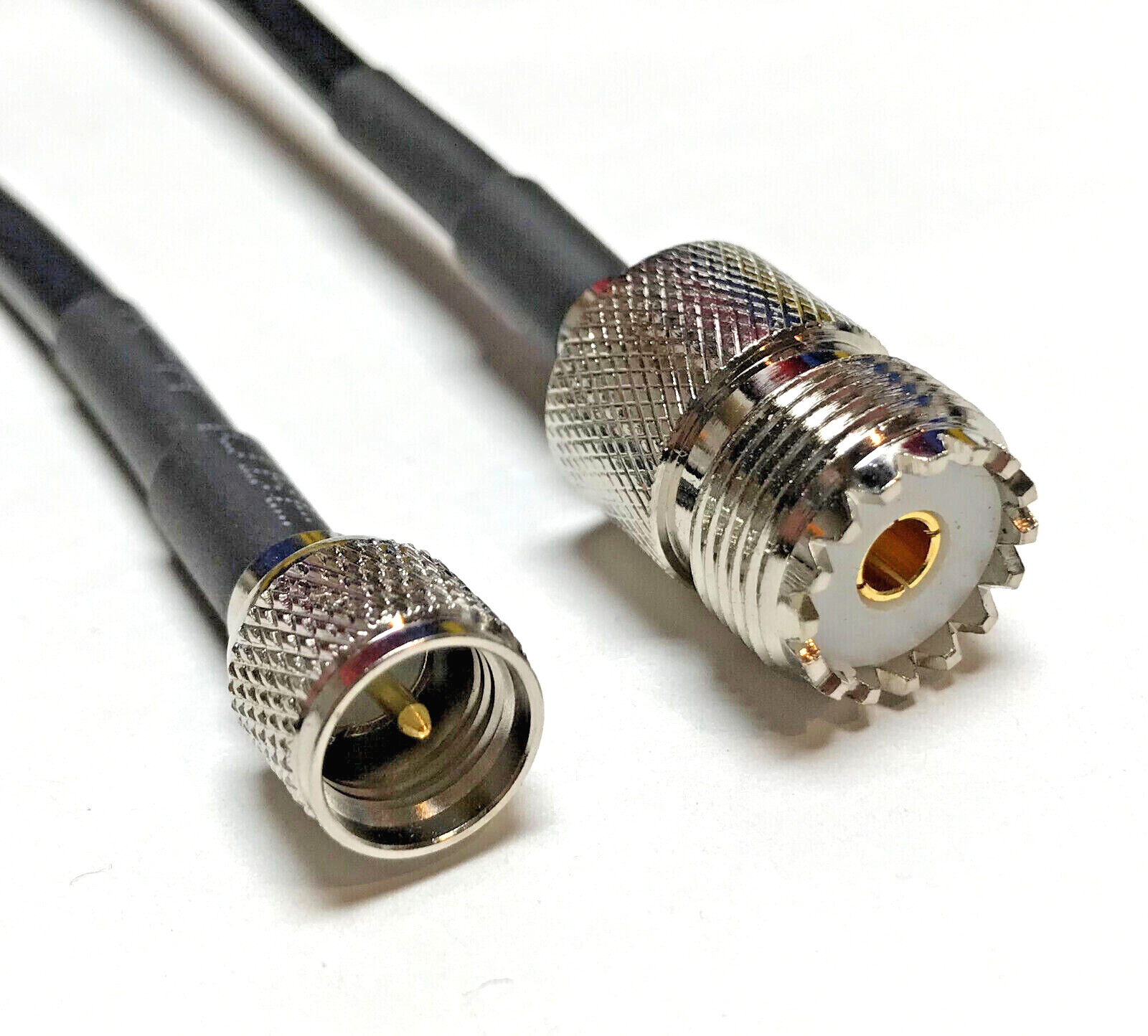 UHF Female to Mini UHF Male ACI100 Coax Cable 50ohm Pick Length Lot ...