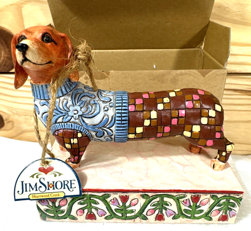 Heartwood Creek Jim Shore Longfellow Dachshund Dog Figurine 2005 Statue ...
