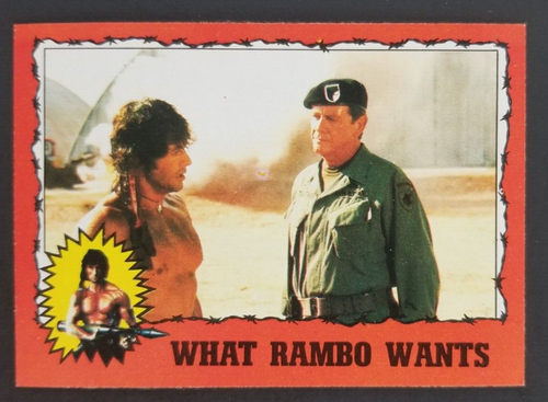 Rambo 1985 Topps Movie Card #59 (NM) | eBay