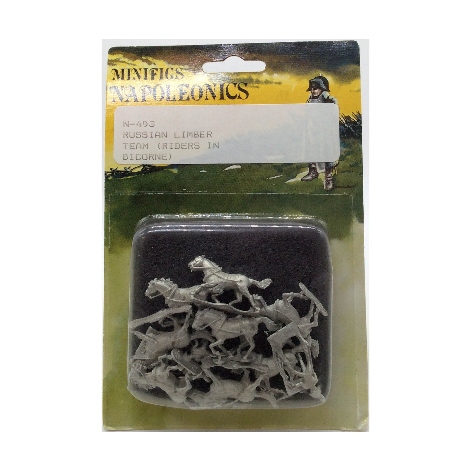 Minifigs Napoleonic Russian Minis Russian Limber Team (Riders in Bic ...