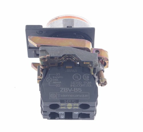 TELEMECANIQUE ZBV-B5 ZBVB5 + ZBV-M1 YELLOW LAMP 230VAC ! 2PCS ! | eBay