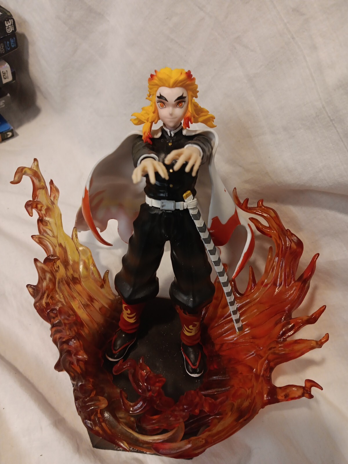 Demon Slayer Kimetsu No Yaiba Kyojuro Rengoku 8" Figure Rare Japan VG ...