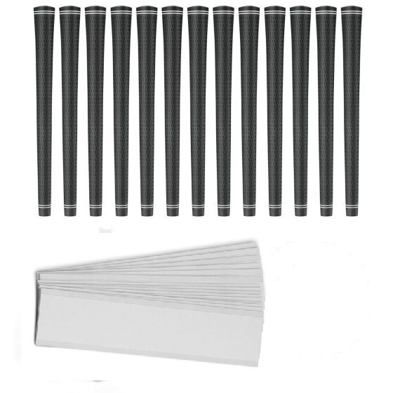 Karma Revolution Velvet 360 Black MIDSIZE +1/32" Golf Grip Sets (5 to ...