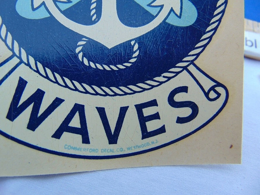 Vintage Waves Navy