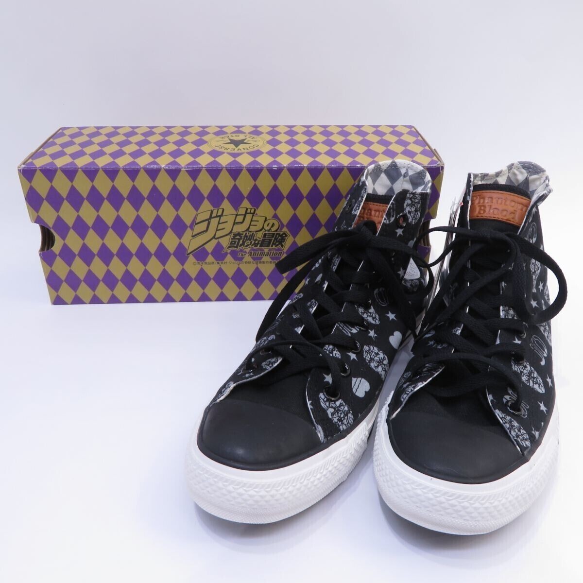 JoJo's Bizarre Adventure x Converse ALL STAR HI Black US 9 F/S New | eBay